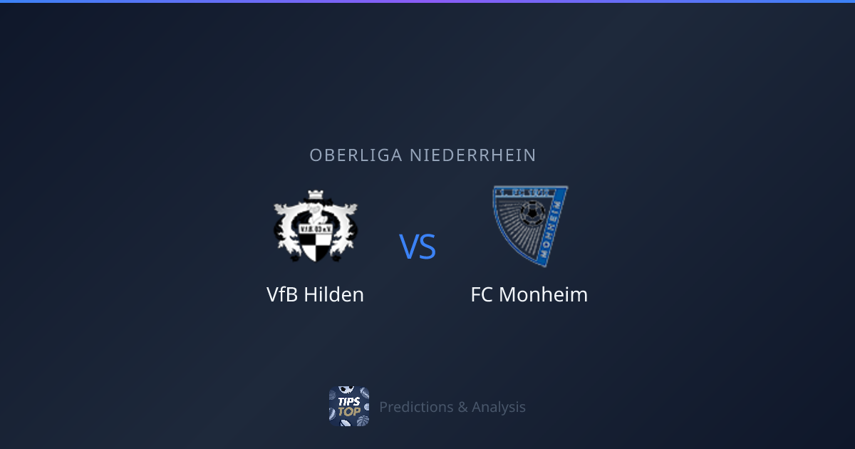 Prediction VfB Hilden vs FC Monheim - 31 May 2026