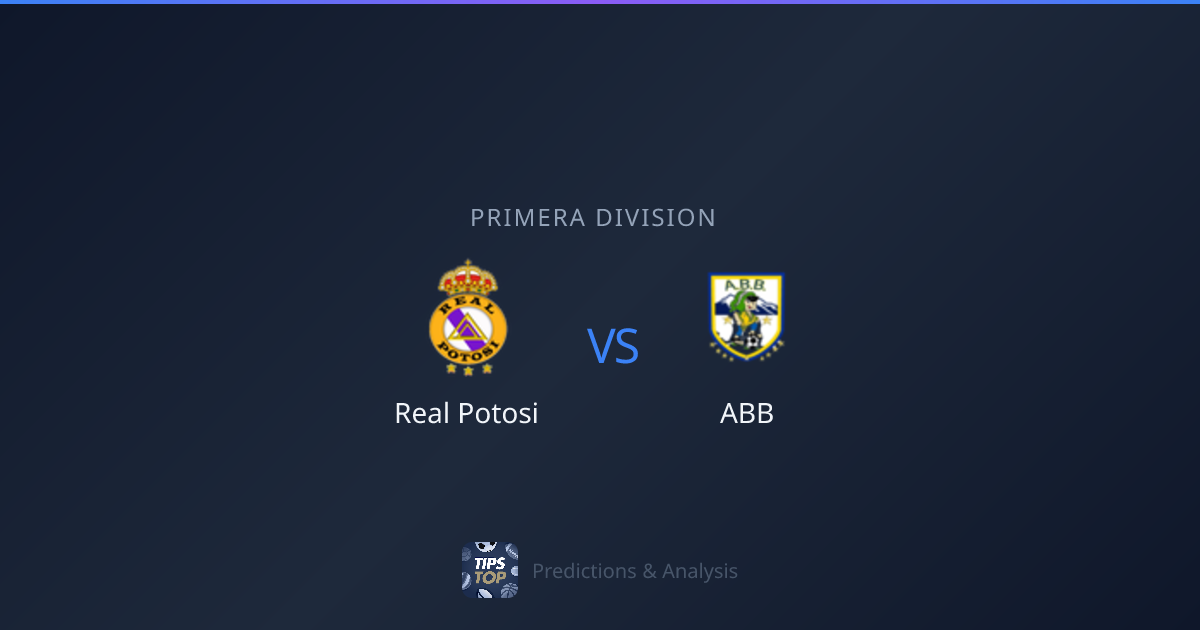 Prediction Real Potosi vs ABB - 4 June 2026