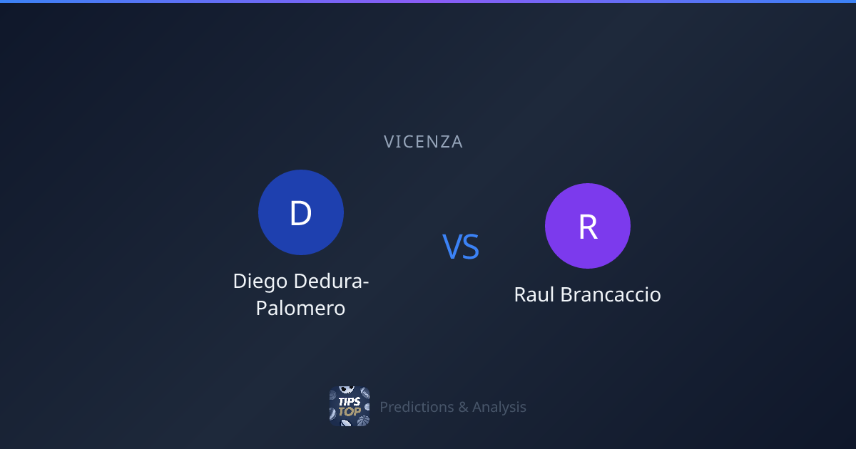 Prediction Diego Dedura-Palomero vs Raul Brancaccio - 25 May 2026