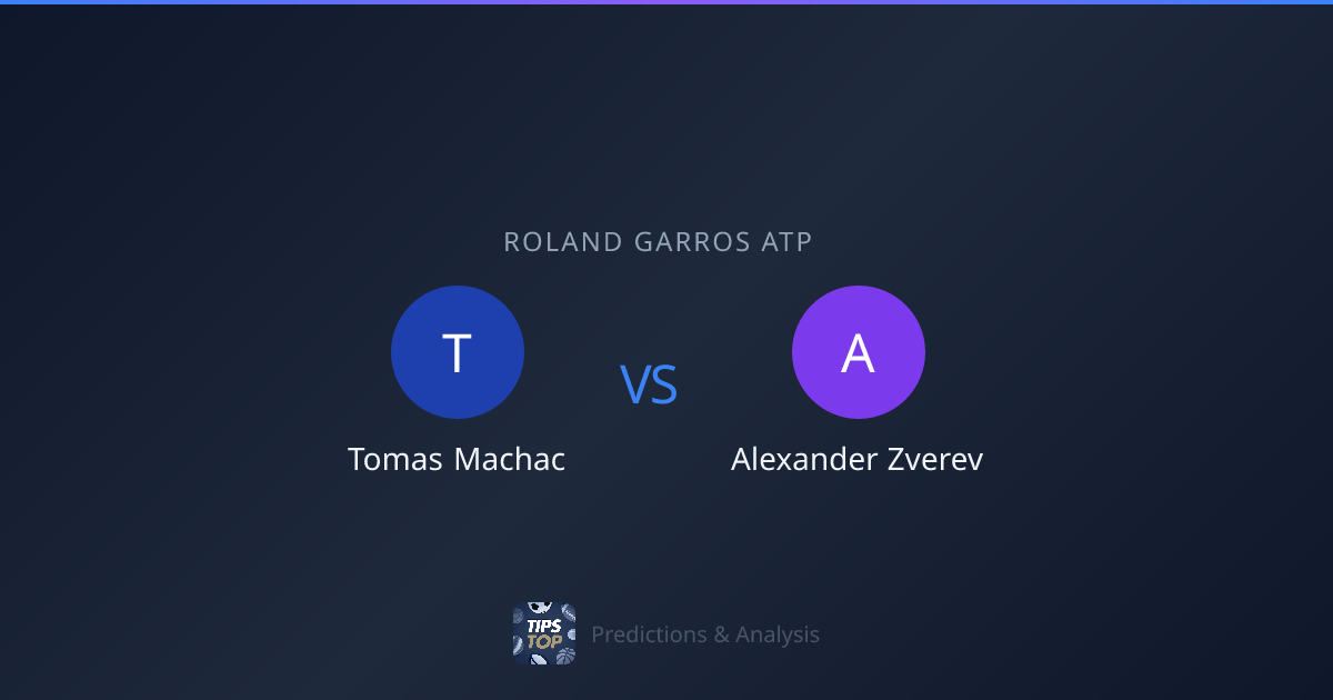 Prediction Tomas Machac vs Alexander Zverev - 27 May 2026