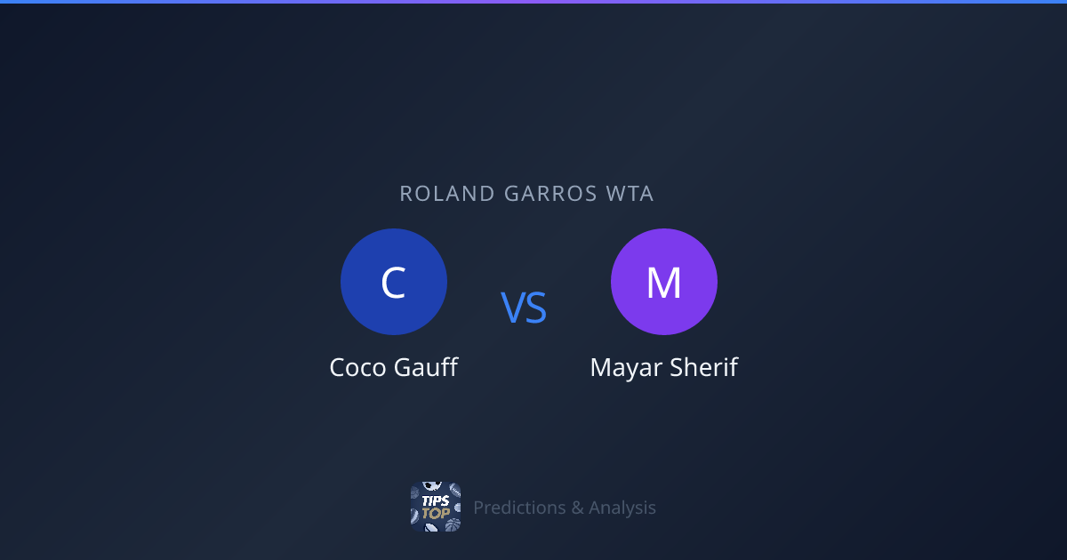 Prediction Coco Gauff vs Mayar Sherif - 28 May 2026