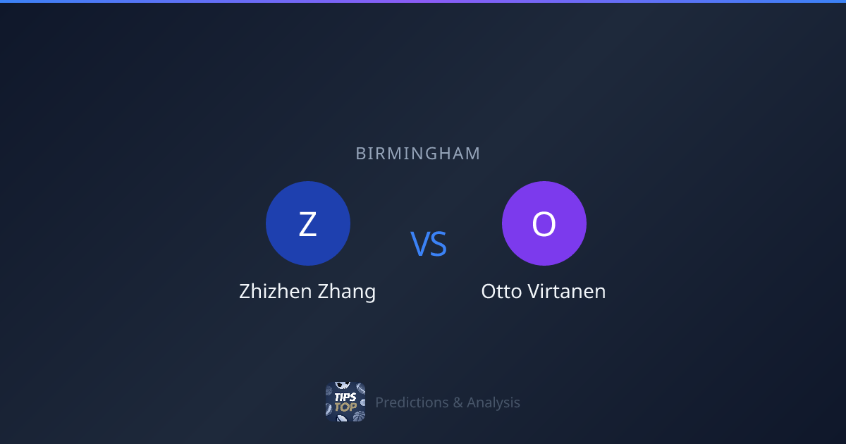 Prediction Zhizhen Zhang vs Otto Virtanen - 2 June 2026