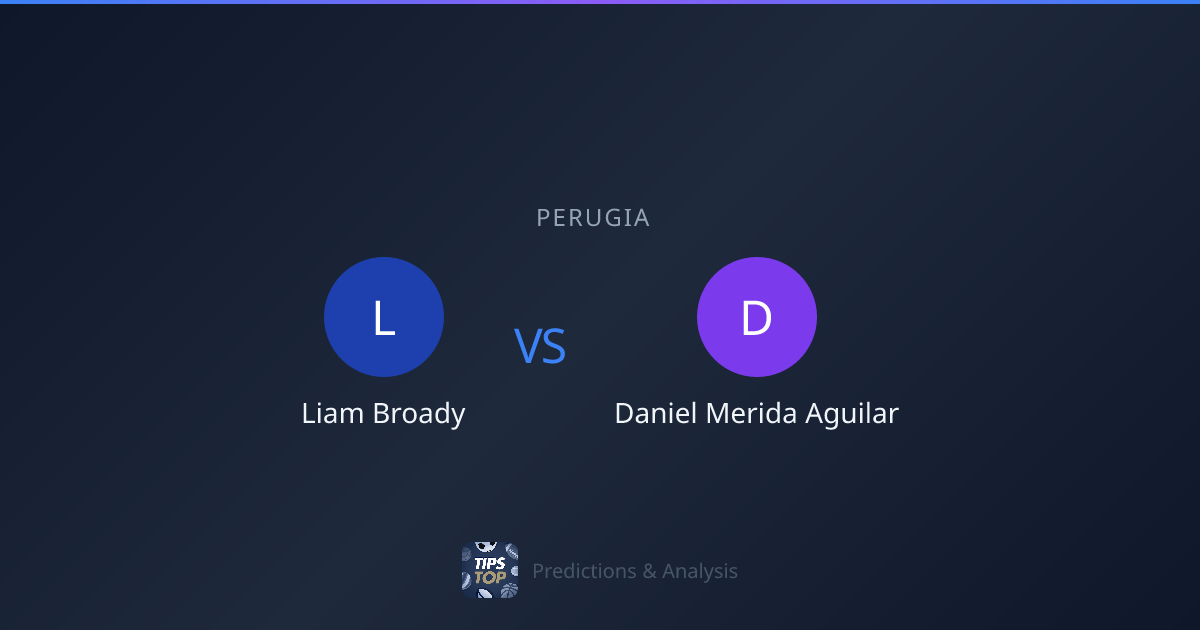 Prediction Liam Broady vs Daniel Merida Aguilar - 3 June 2026