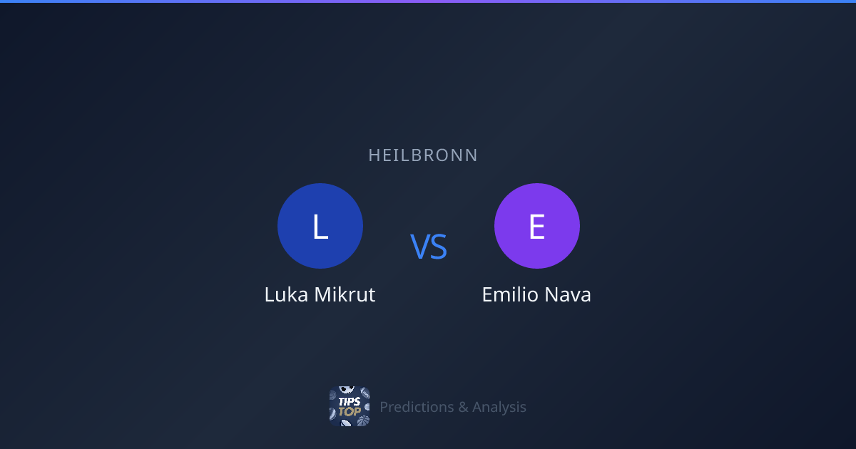 Prediction Luka Mikrut vs Emilio Nava - 7 June 2026
