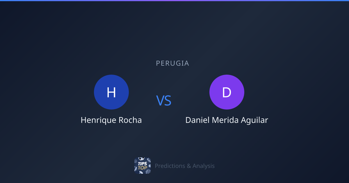 Pronóstico Henrique Rocha vs Daniel Merida Aguilar - 7 de junio de 2026