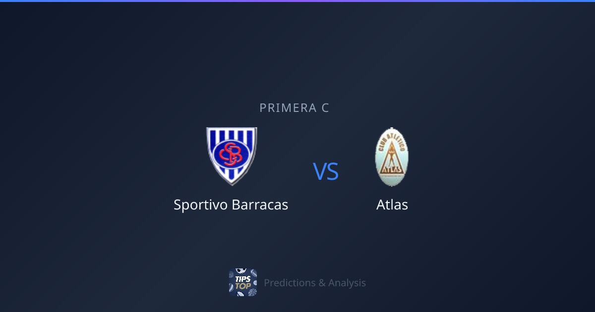 Pronostic Sportivo Barracas vs Atlas - 1 juin 2026