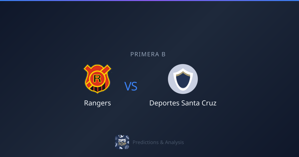 Pronostic Rangers vs Deportes Santa Cruz - 7 juin 2026