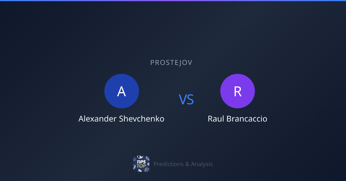 Pronostic Alexander Shevchenko vs Raul Brancaccio - 1 juin 2026